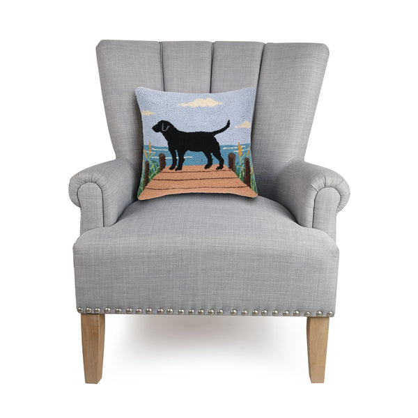 Lab on Dock Hook Pillow – Makers Collective